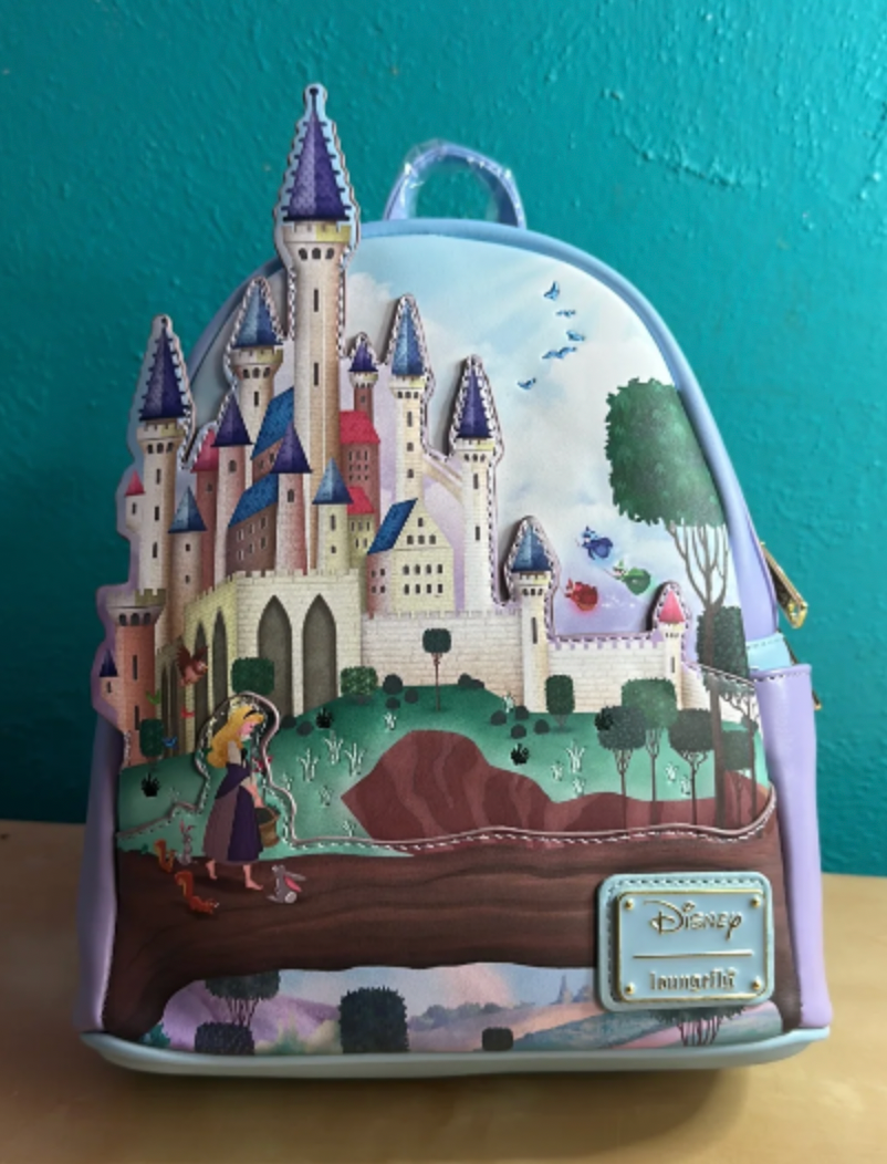 Loungefly Disney Castle Series Sleeping Beauty Princess backpack ...